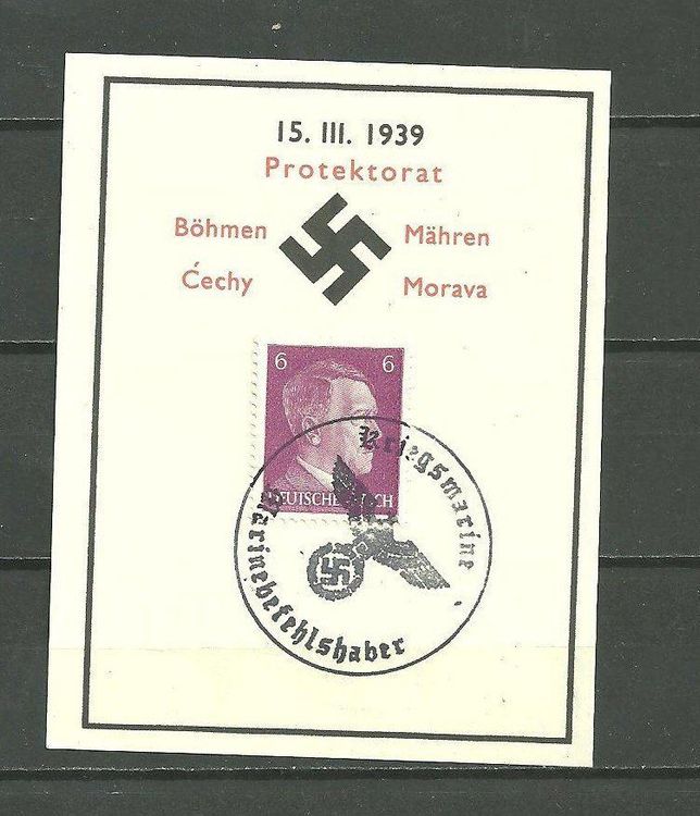 DR Hitler Protektorat 1939 | Kaufen auf Ricardo