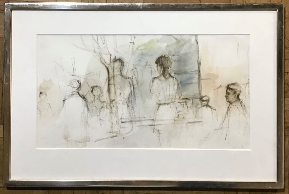 Sehr Interessante Aquarell Unleserlich Signiert | Kaufen auf Ricardo