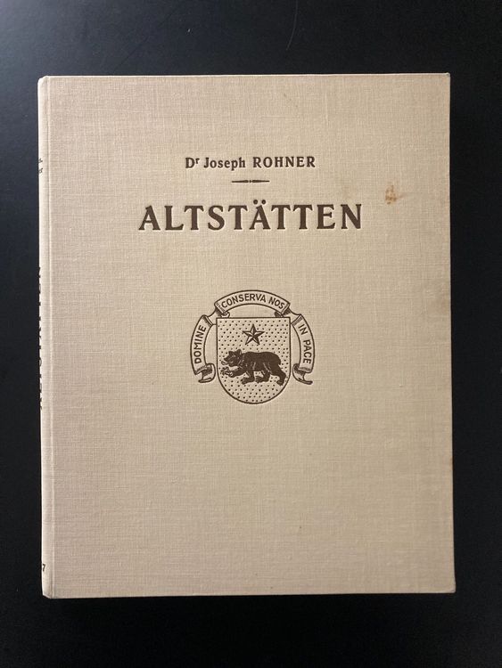 Buch Altstätten Rheintal St.Gallen 1937 Rohner Custer Näf (Gebraucht ...