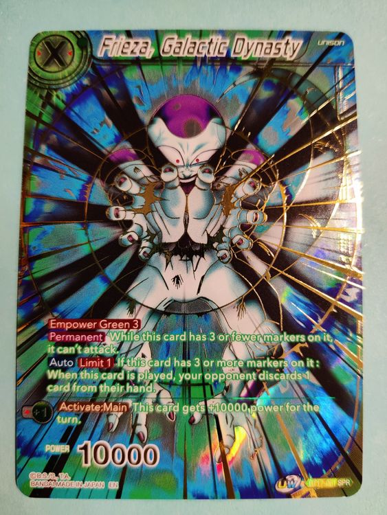 Frieza, Galactic Dynasty BT17-061 SPR Dragon Ball Karte ENG (Neu (gemäss Beschreibung)) in ...