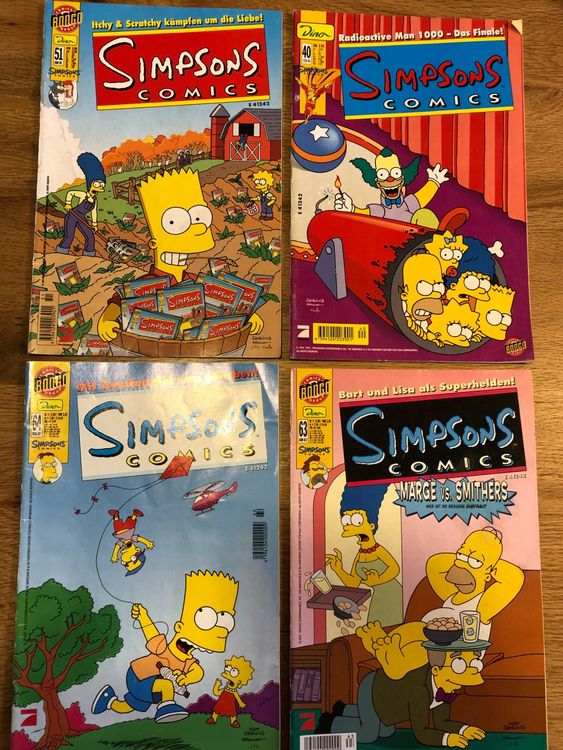 Simpons Comic 10 Stk. (Gebraucht) in Winterthur für CHF 40 – mit ...