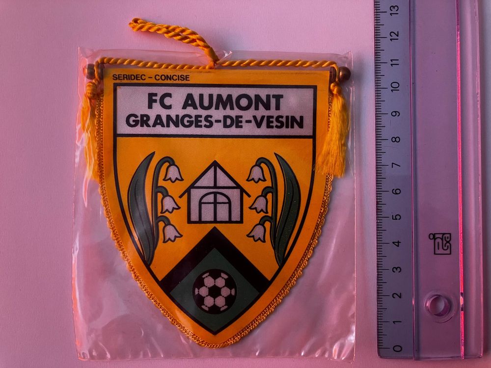 Vintage Fanion/Wimpel FC AUMONT / GRANGES-DE-VESIN (Neu und ...