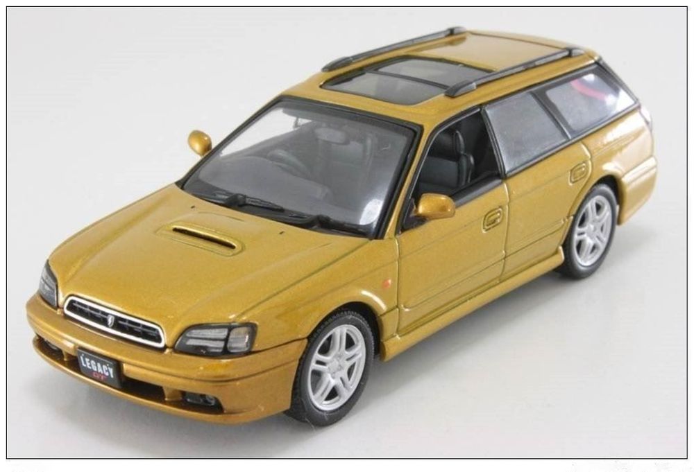Subaru Legacy GTB Station Wagon 1998-2003 Gold met. 1:43 (Neu und originalverpackt) in ...