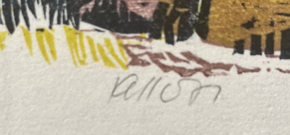 Heinz Keller (1928)Lithographie Handsigniert | Kaufen auf Ricardo