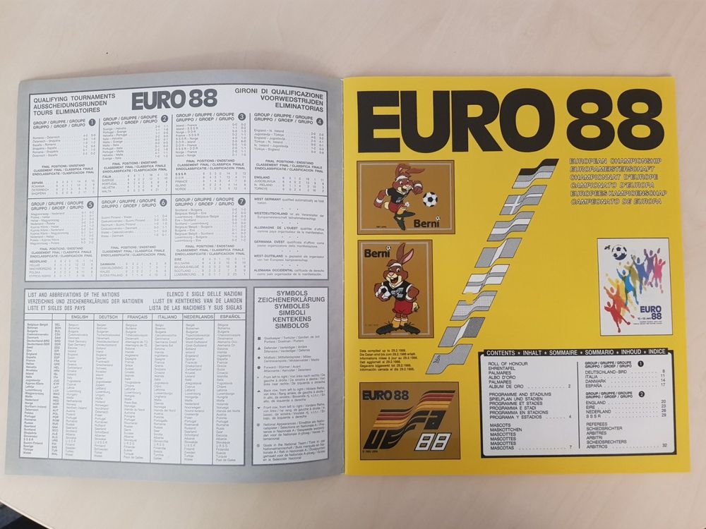 Panini Album EURO 88 - Reprint Version | Kaufen auf Ricardo