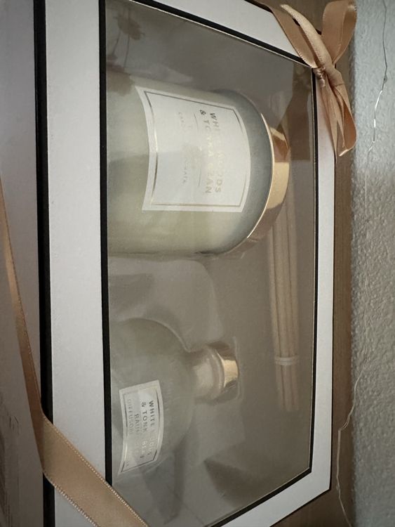Duftkerze & Diffuser Set - White Woods & Tonka Bean 49 (Neu und ...