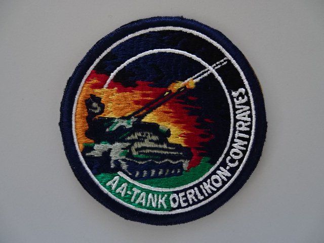 Patch Stoffabzeichen AA-Tank Oerlikon-Contraves, kein Klett | Kaufen ...