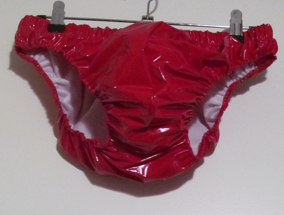 NEU rote HERREN Lackhose Unterhose Slip von DAPA in Gr.L/XL | Kaufen ...