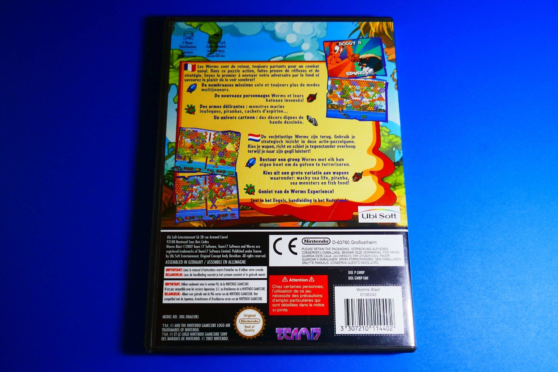 Worms : Blast - Nintendo GameCube (D'occasion) à Vuarrens pour CHF 29.9 ...