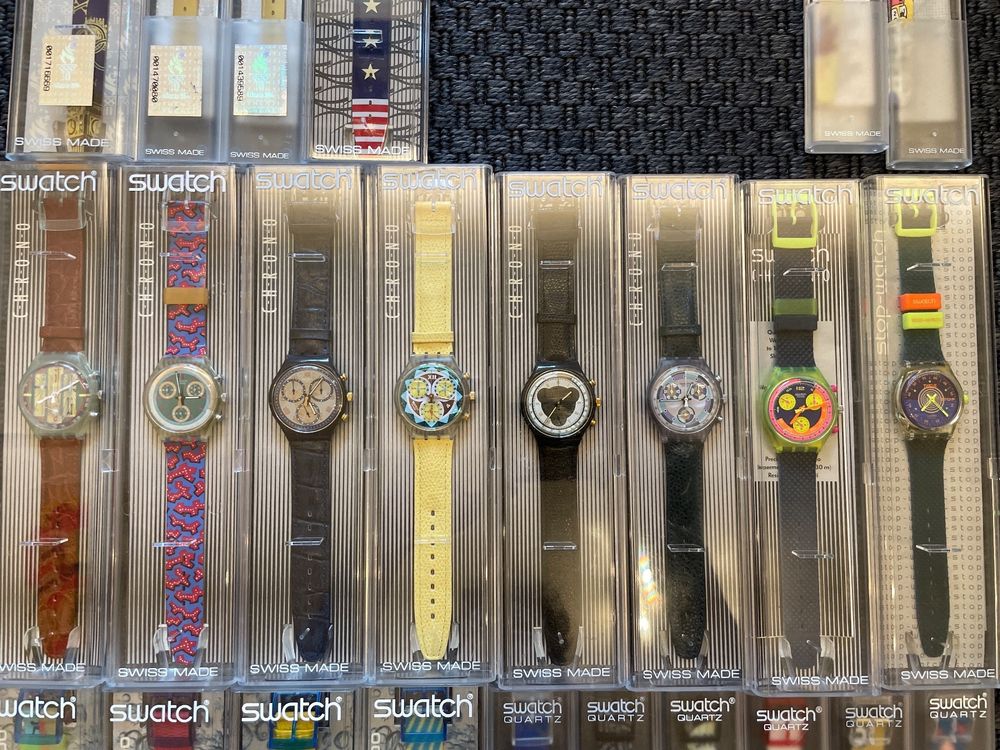 Swatch Uhren Sammlung 80er und 90er (ungetragen) | Kaufen auf Ricardo