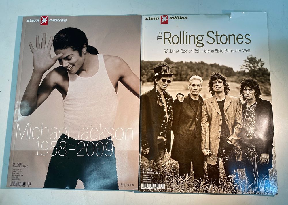 2 Stern Edition Magazine Michael Jackson & Rolling Stones | Kaufen auf ...