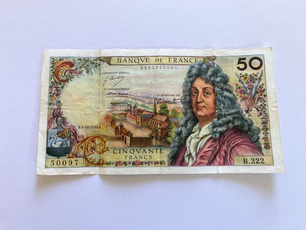 Alte französische 50 Francs Note | Kaufen auf Ricardo