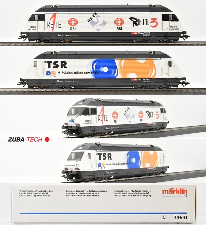 Märklin 34631 Lokomotiven-Set "Schweizer Fernsehen" mit OVP (Gebraucht) in St. Gallen für CHF ...