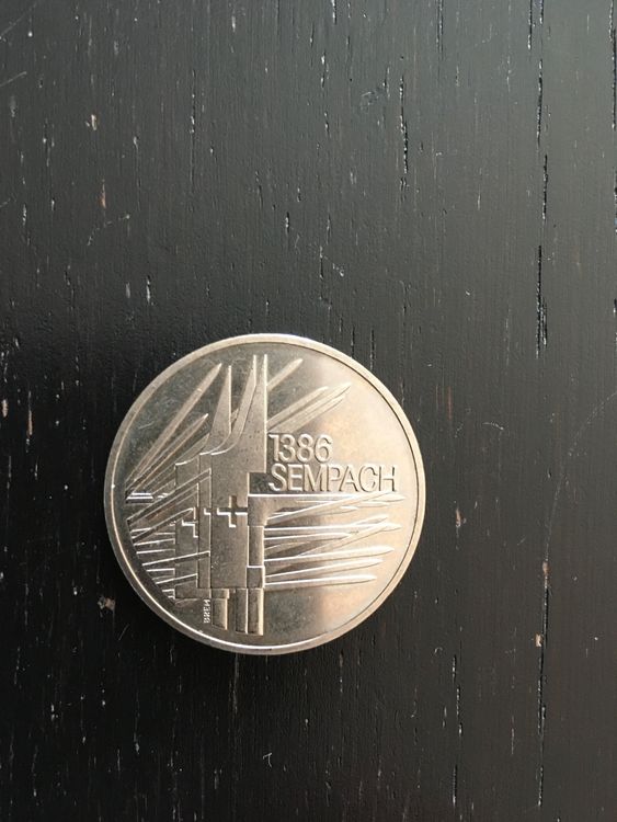 Gedenkmünze Sempach 1986 (Gebraucht) in Regensdorf für CHF 10 – mit Lieferung auf Ricardo kaufen