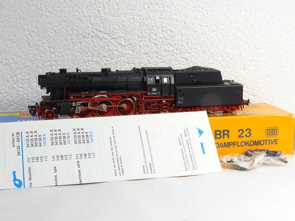 Roco 04120A Dampflok BR23 105, DB, Analog, H0,GS/DC,OVP (Gebraucht) in Wohlen für CHF 30 – mit ...