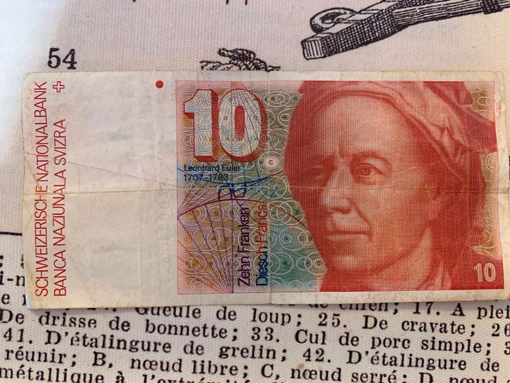 Alte Schweizer Banknote 10er Jahrgang 1976 (Gebraucht) in Jakobsbad für ...
