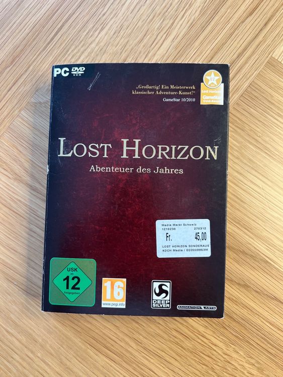 Lost Horizon PC Game (Gebraucht) in Affoltern am Albis für CHF 9.9 – mit Lieferung auf Ricardo ...