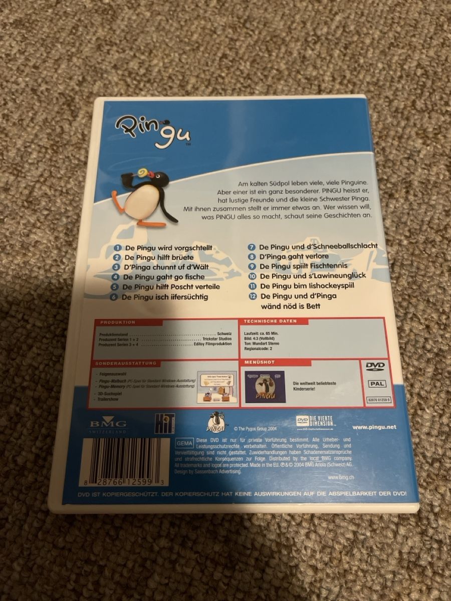 Pingu DVD - S'Bescht 1 - Top Zustand - Nostalgie pur! (Gebraucht) in ...
