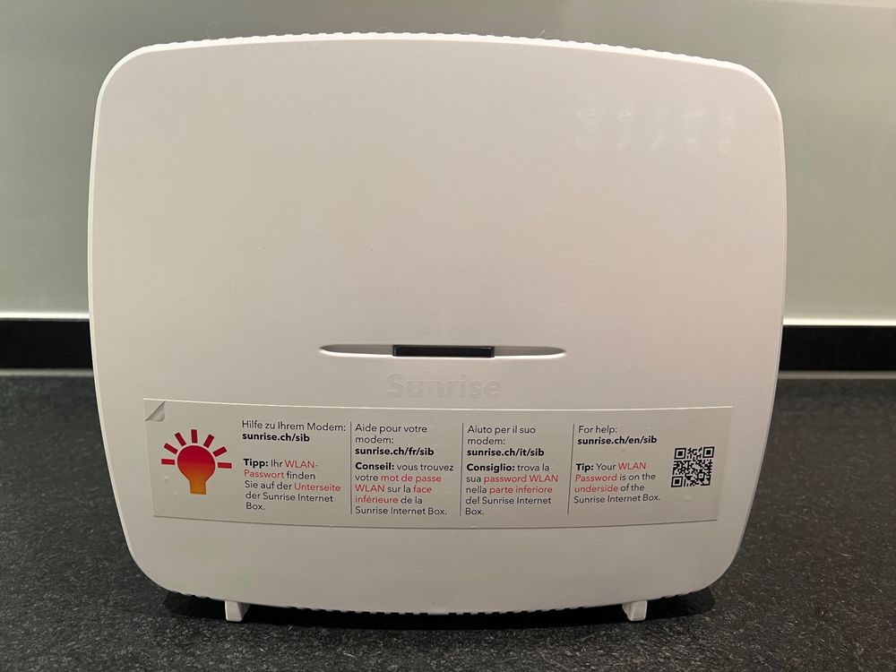 Sunrise Internet Box (Neu und originalverpackt) in für CHF 1 – mit ...