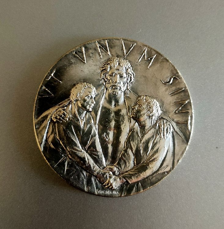 RARE HISTORIC VATICAN CITY MEDAL VT VNVM SINT JUBILEE 1975 (Gebraucht ...