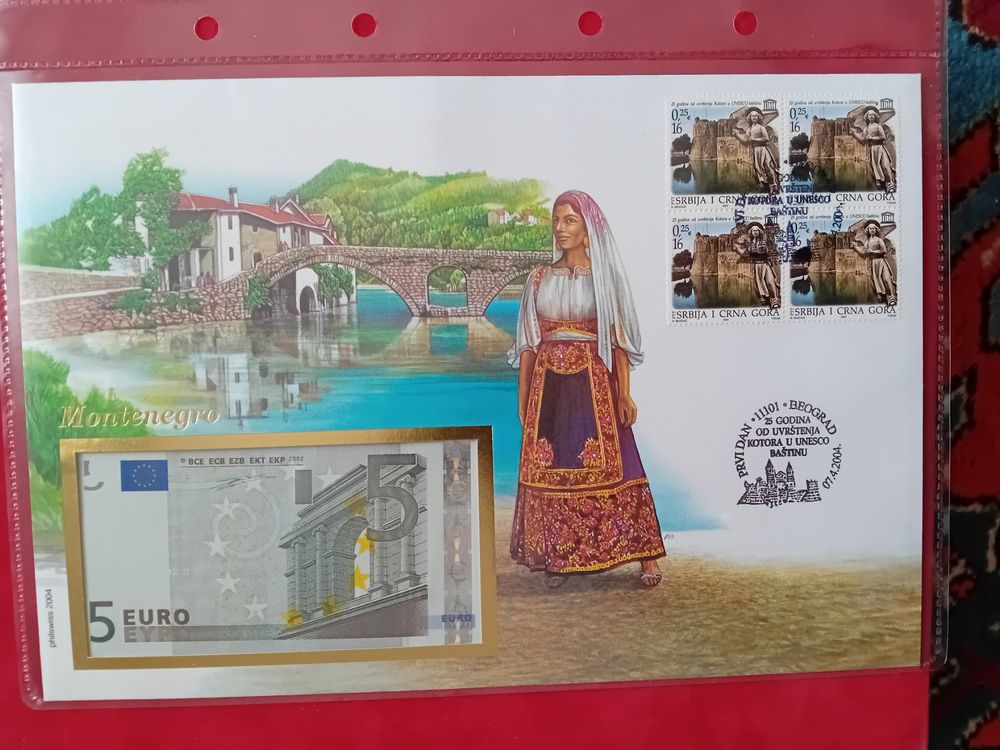 Banknotenbrief Montenegro (Neu und originalverpackt) in Muralto für CHF 22.95 – mit Lieferung ...