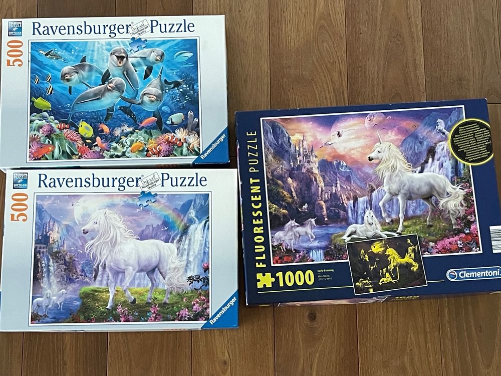 Diverse Puzzle 500 und 1000 Teile | Kaufen auf Ricardo