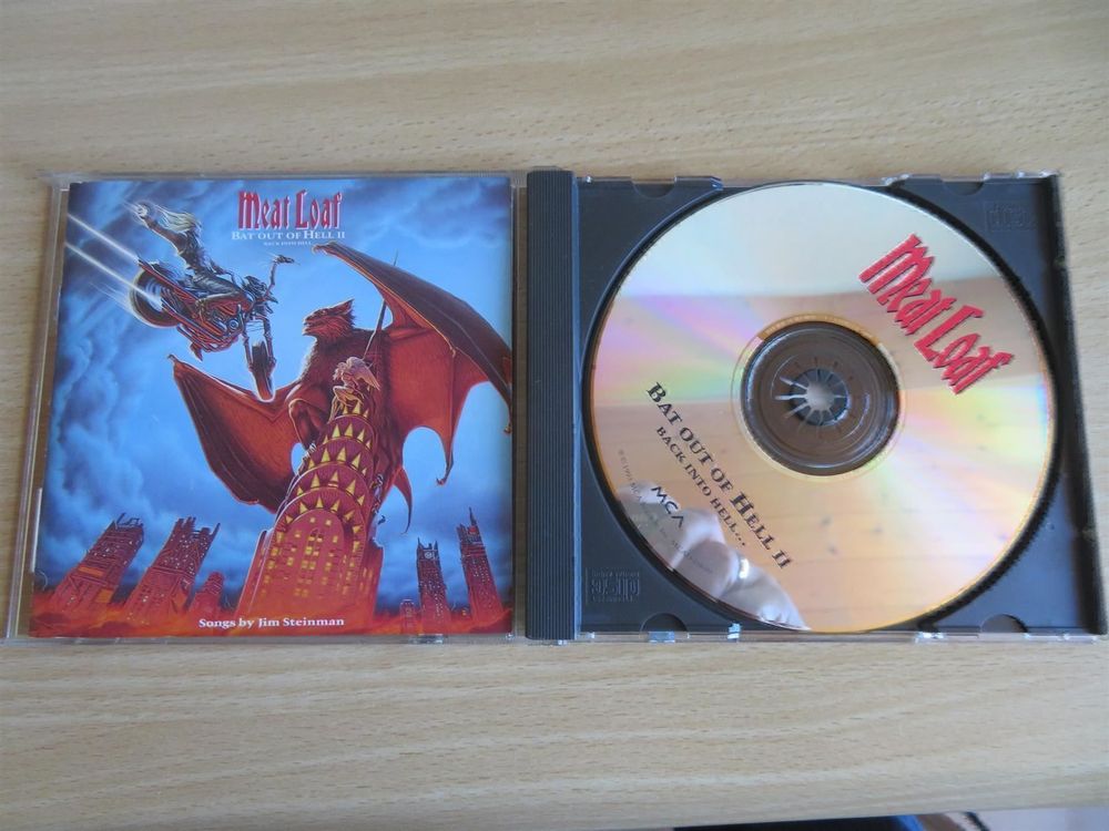 MEAT LOAF Bat out of Hell II 1993 Var. 2 Hardrock Metal CD (Gebraucht ...