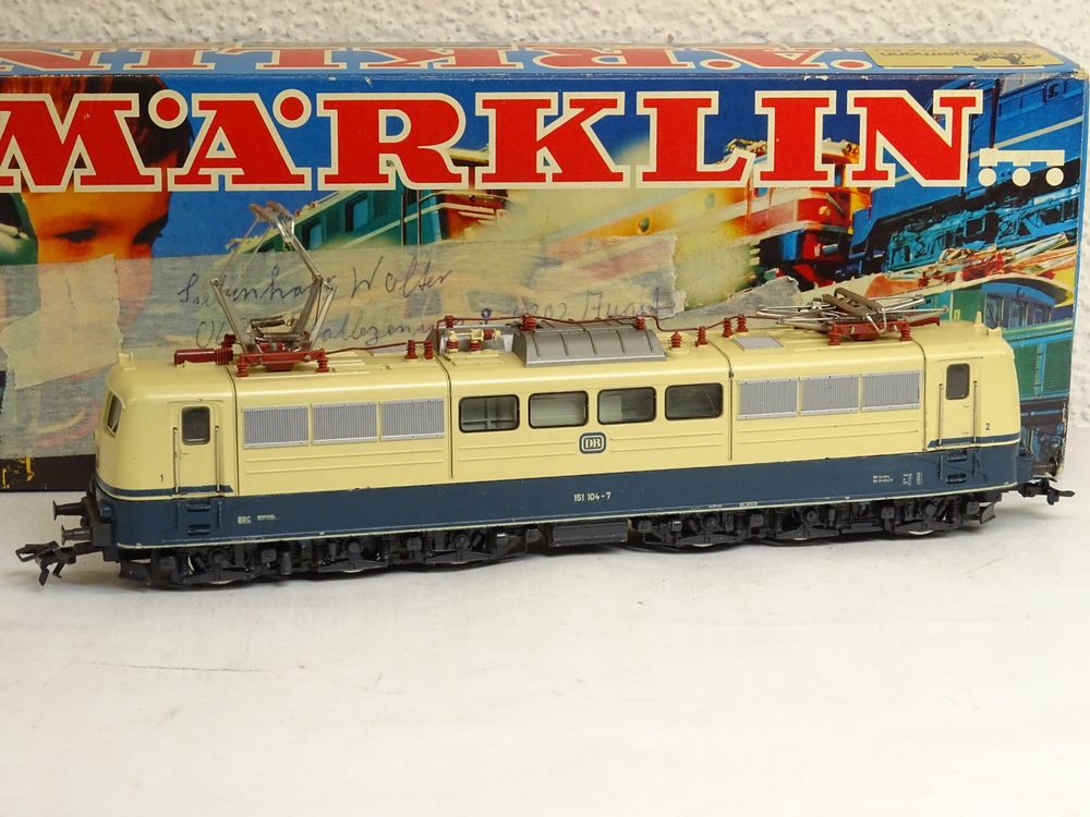 Märklin 3058 Elektrolok BR151 104-7 DB, H0,WS/AC,OVP (Gebraucht) in Wohlen AG für CHF 75 – mit ...