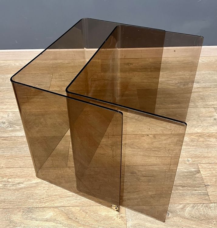 Vintage Plexiglas Design 2 Satz Tisch Braun (Gebraucht) in Reigoldswil ...
