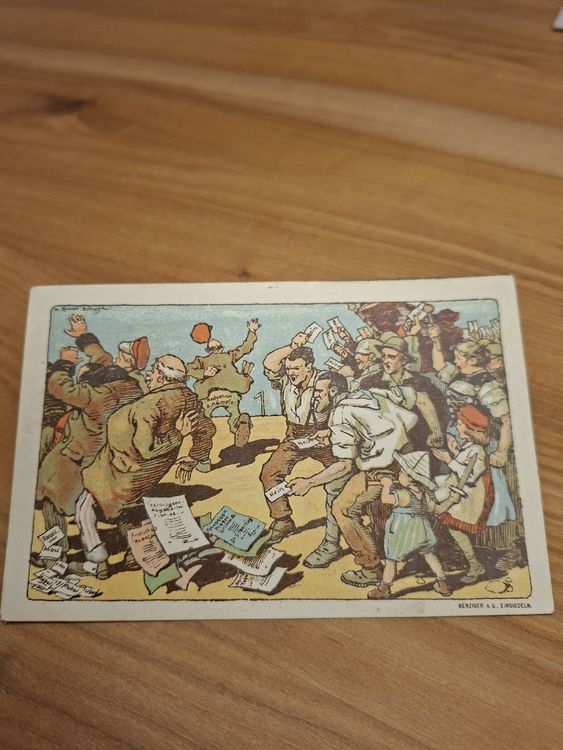 Postkarte Eidgenossen um 1915 (Gebraucht) in Ganterschwil für CHF 20 ...