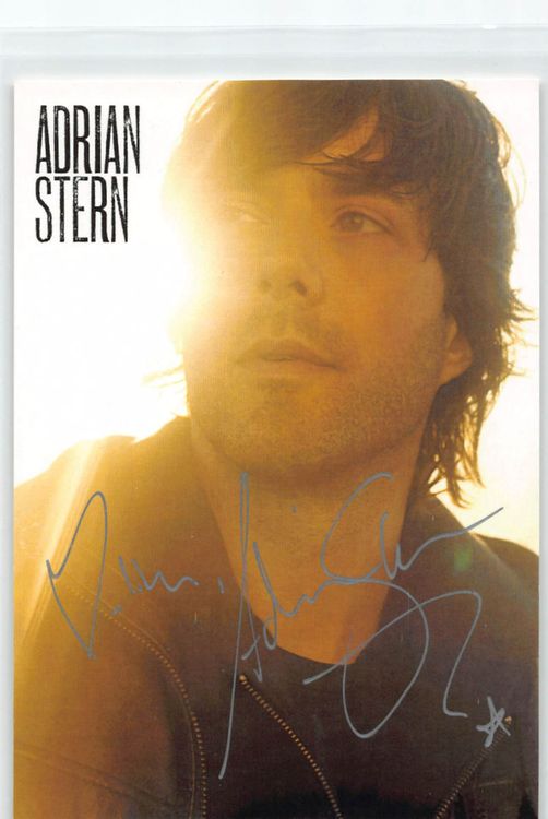 ADRIAN STERN AUTOGRAMMKARTE - echte Unterschrift, ab 1.-- (Gebraucht ...