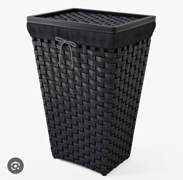 Ikea Waschekorb Schwarz