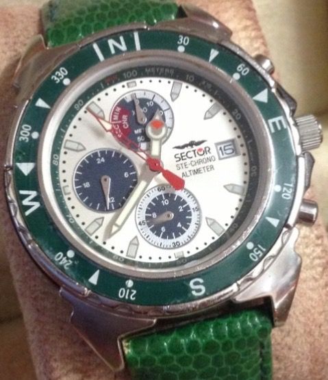 SECTOR Chronograph Herrenuhr ( Quartz / 49 mm ) (Gebraucht) in ...