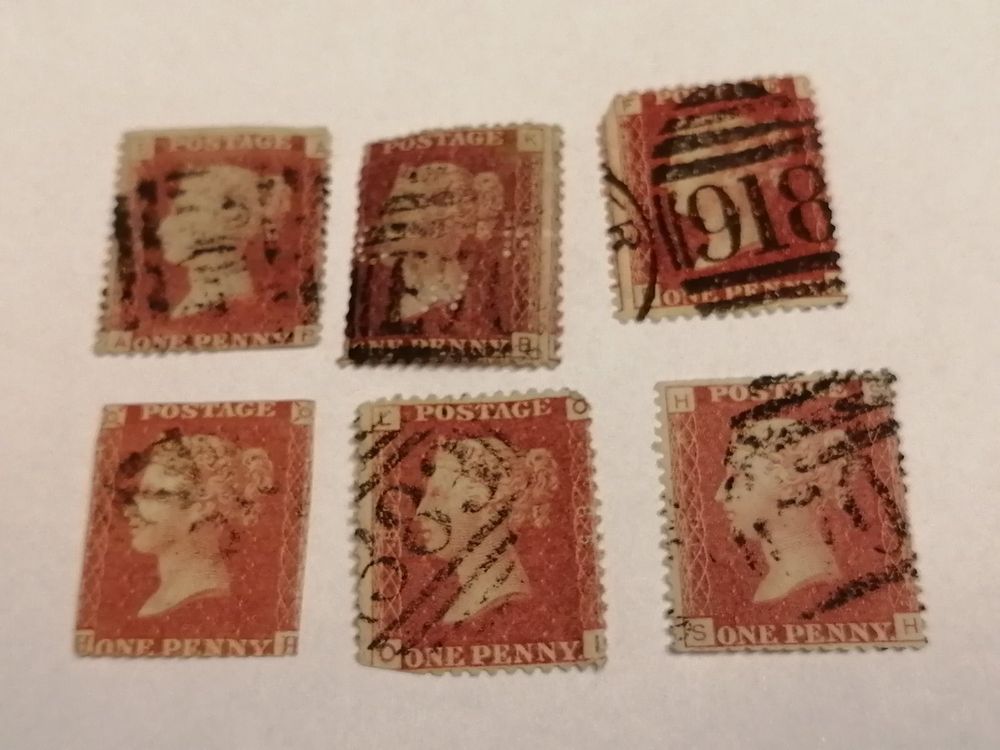 6mal One Penny Red 1856-79 | Kaufen auf Ricardo