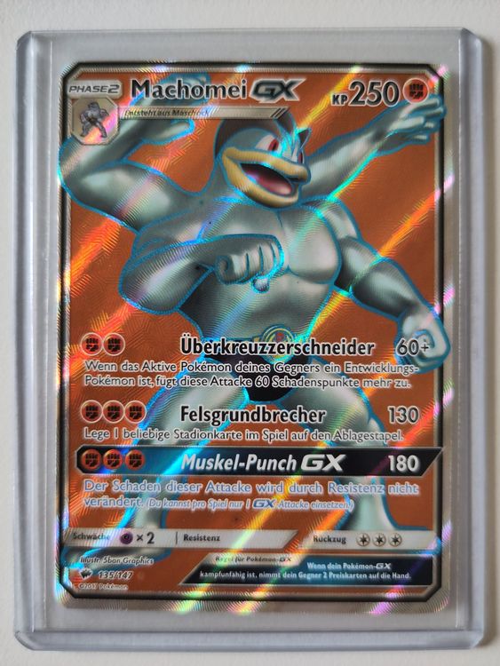pokemon karte Machomei Gx fullart 135/147 (Neu (gemäss Beschreibung)) in Zürich für CHF 7 – mit ...