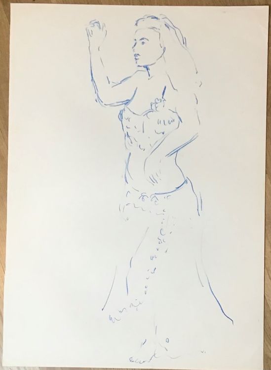 Fred ENGELBERT KNECHT (1934-2010) Grosse Mischtecknik (Gebraucht) in Root für CHF 25 – mit ...