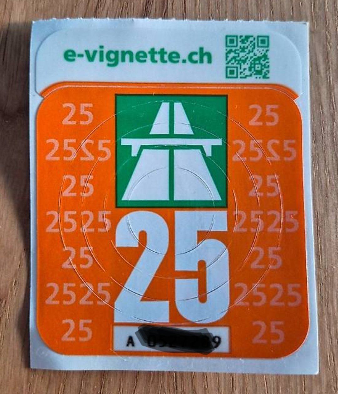 Gratis Versand, Autobahnvignette 2025, Vignette 25 (Neu und originalverpackt) in Reichenburg für ...