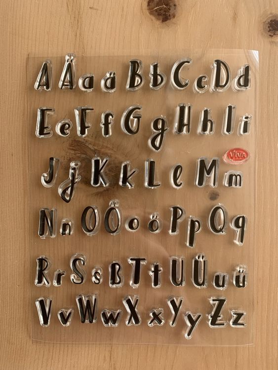 Viva Decor Alphabet Stempel Set, komplett, Basteln, Scrapboo | Kaufen ...