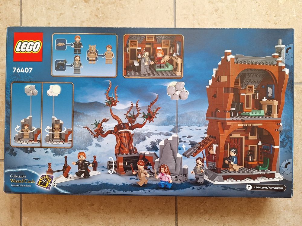 LEGO 76407 Harry Potter Heulende Hütte und Peitschende Weide (Neu und ...