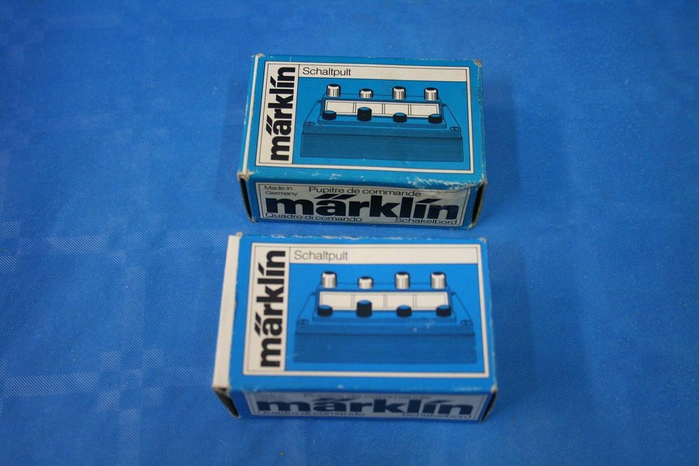 2 x Märklin 7211 h0 Schaltpulte | Kaufen auf Ricardo