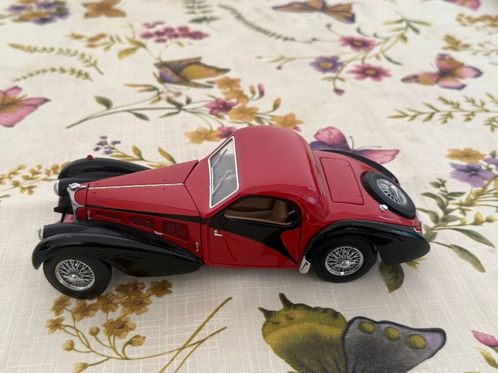 Bugatti 57SC Atlantic Coupe, Franklin Mint 1:24 /Metall (17) (Gebraucht ...