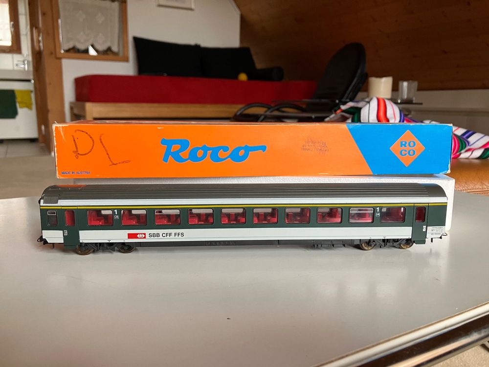 ROCO Spur H0, SBB Einheitswagen/Personenwagen 44321 (Gebraucht) in ...