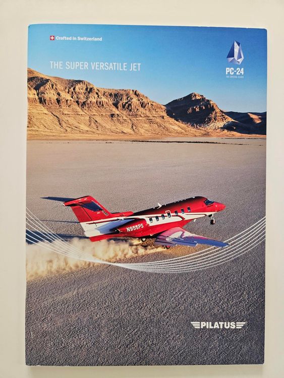 3 Pilatus Flugzeugwerke Stans Broschüren PC-24 & PC-12 NGX (Gebraucht ...