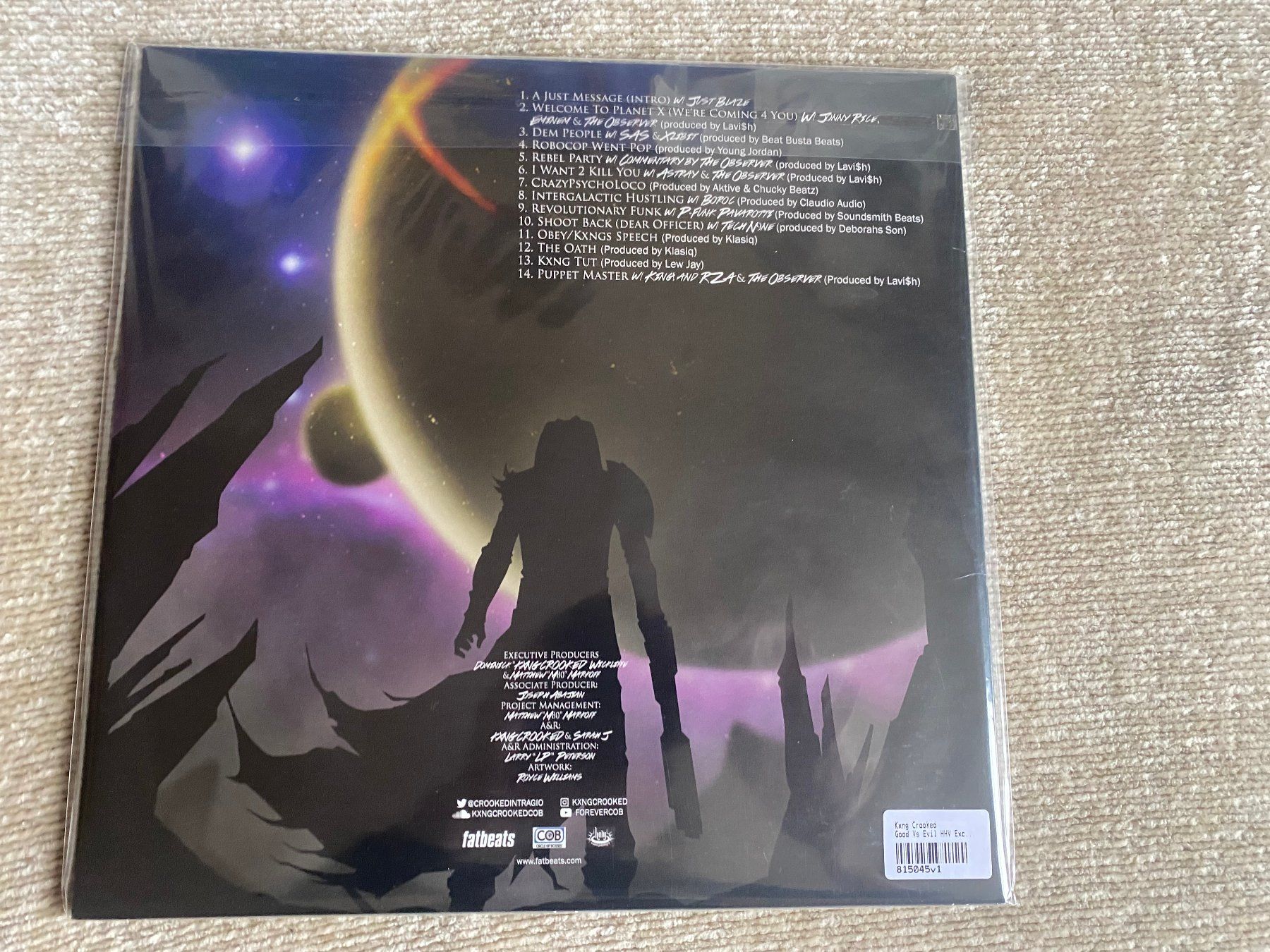 KXNG Crooked – Good Vs Evil / 2 LPs Splatter (Neu (gemäss Beschreibung ...