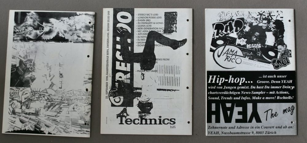 CH Hip Hop. 14k Fanzine, 3 Ausgaben 1990 (Gebraucht) in Biel/Bienne für ...