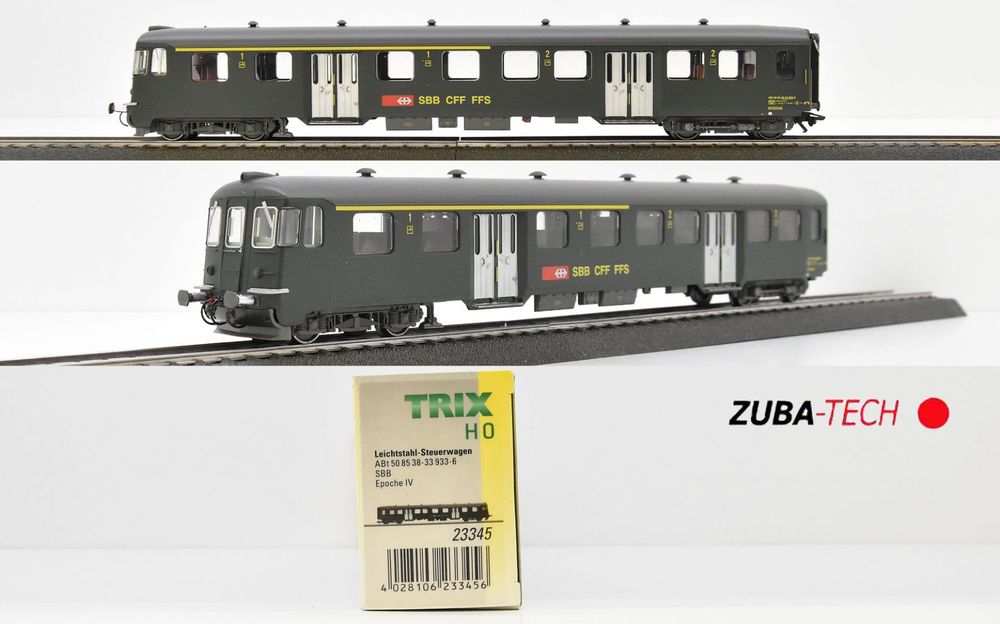 Trix 23345 ABt Leichtstahl-Steuerwagen der SBB H0 GS OVP (Gebraucht) in St. Gallen für CHF 166 ...