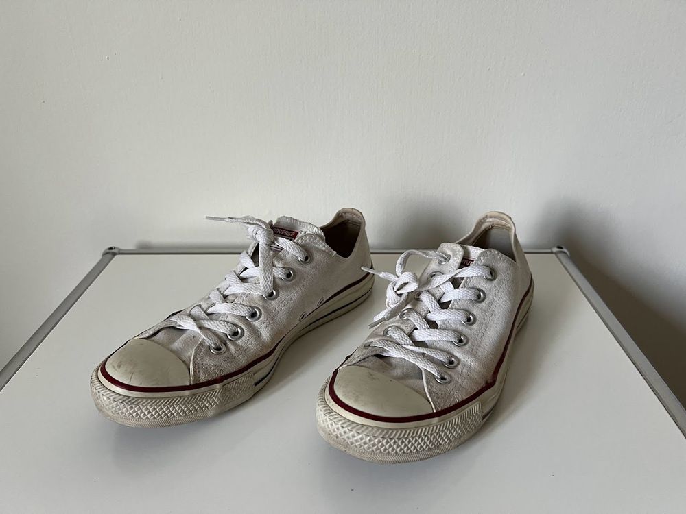 Converse Original Schuhe weiss Gr 7.5 / 39, gekauft im Miami | Kaufen ...