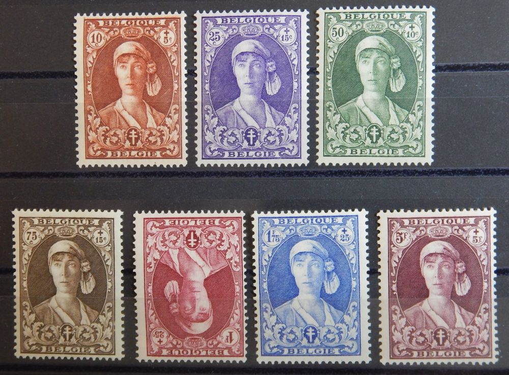 Belgien Kat. 315-321 * 1931 Kat. 85 Euro (Kat. 319 defekt) | Kaufen auf ...