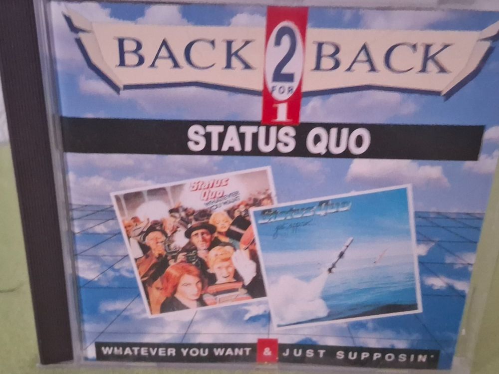 CD Status Quo - Back to Back for / whatever & Just Supposin (Gebraucht ...