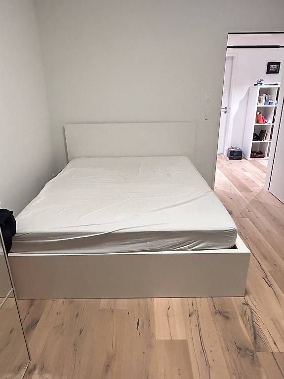 IKEA MALM Doppelbettgestell mit Matratze (optional) (Gebraucht) in ...